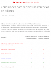 ¿Puedo transferir dólares a una caja de ahorro en dólares de otro banco?